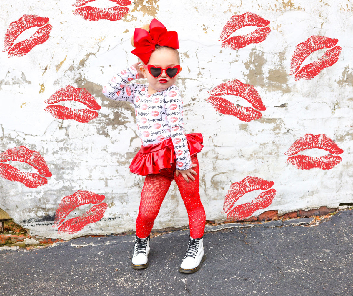 RED Smooch Long Sleeve Leotard – JaydenandOlivia